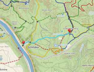 Turistická trasa: Schmilka – Grosser Winterberg - Hřensko.eu